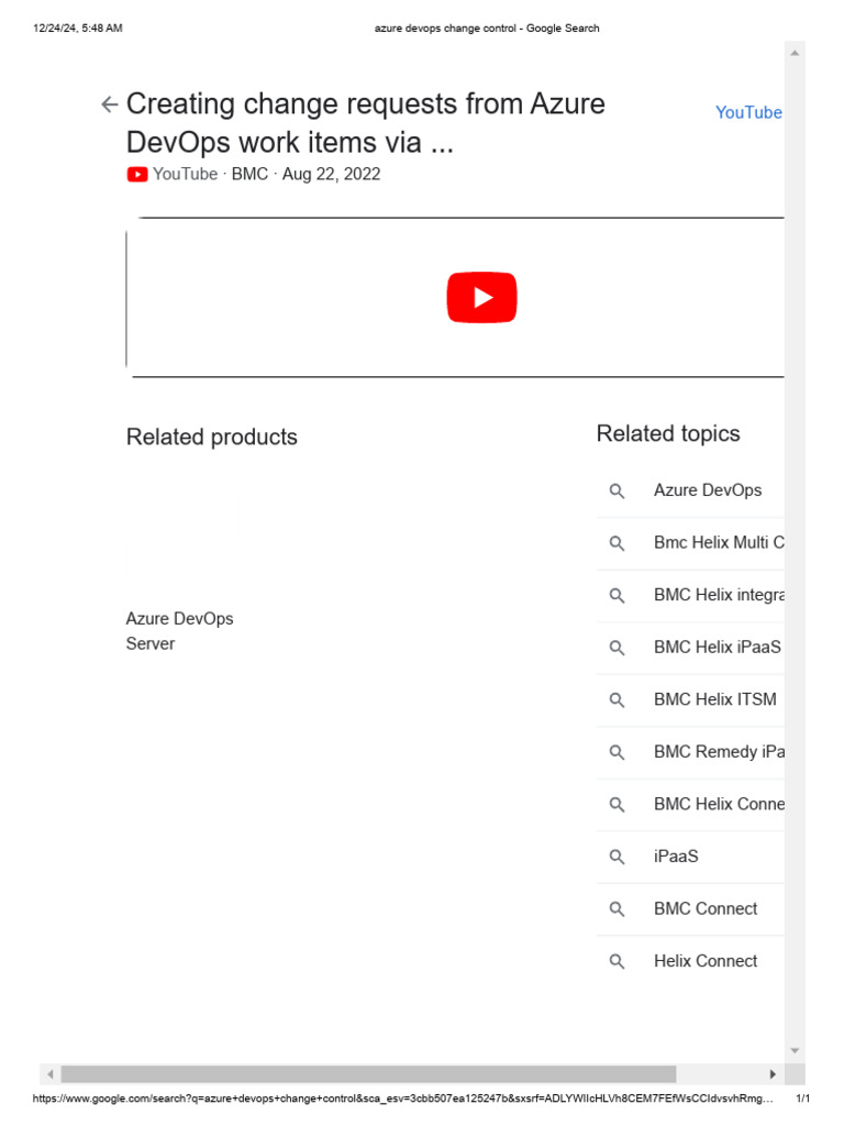 Azure Devops Change Control - Google Search | PDF