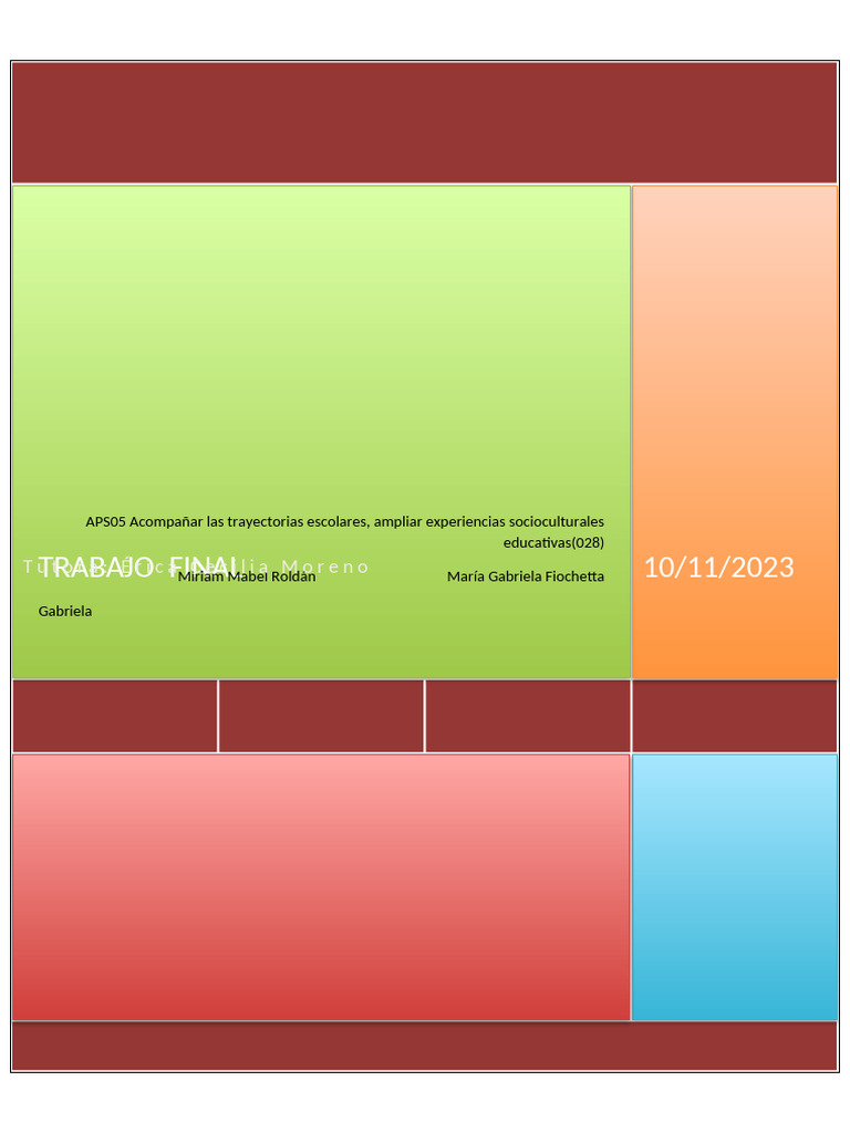 FIOCHETTA, Gabriela-ROLDAN, Miriam-Aula 028 | PDF | Enseñando | Evaluación