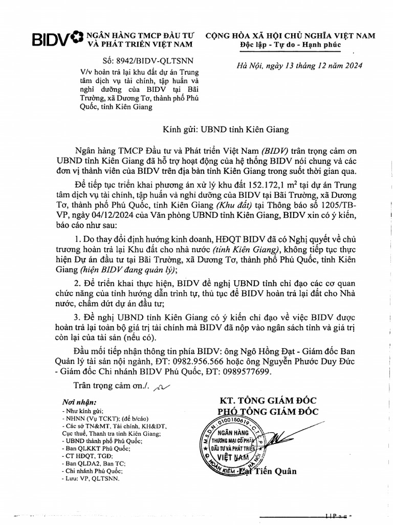 8942 - Bidv QLTSNN T | PDF