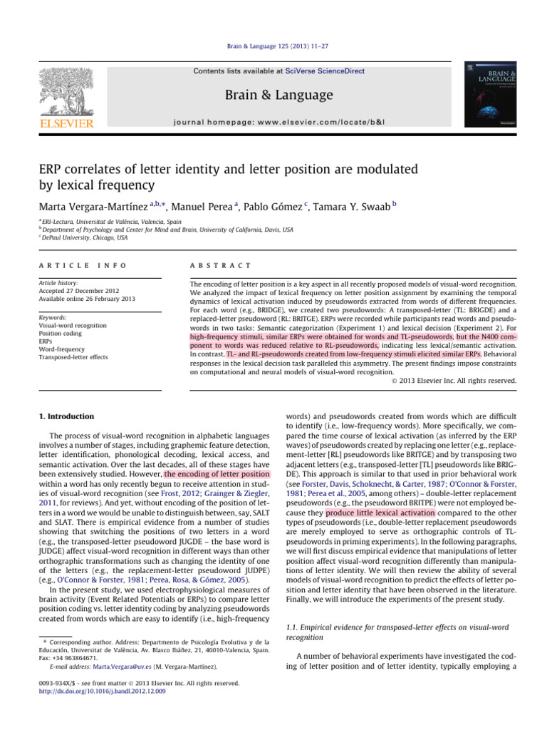 Marta-15-ERP Correlates of Letter Identity and Letter Position Are ...