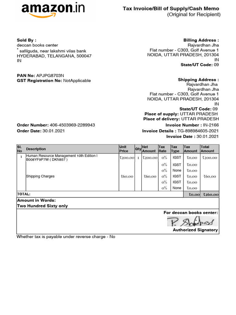 Books and Udemy Invoice 3 | PDF | Invoice | Value Added Tax
