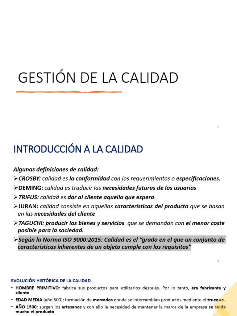 1. CALIDAD | PDF | Calidad (comercial) | Producto (Negocio) 1. CALIDAD | PDF | Calidad (comercial) | Producto (Negocio)