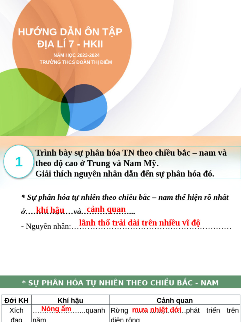 Địa 7 - hd Chữa Đc Hkii | PDF