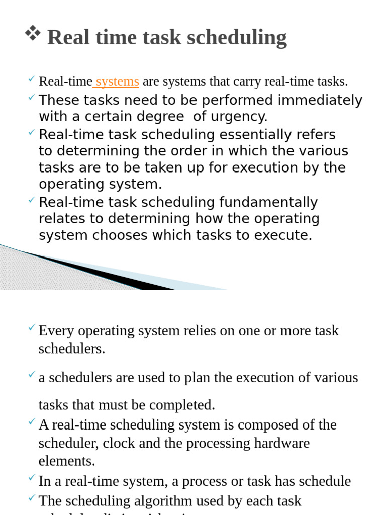 PPart-3 | PDF | Real Time Computing | Scheduling (Computing)
