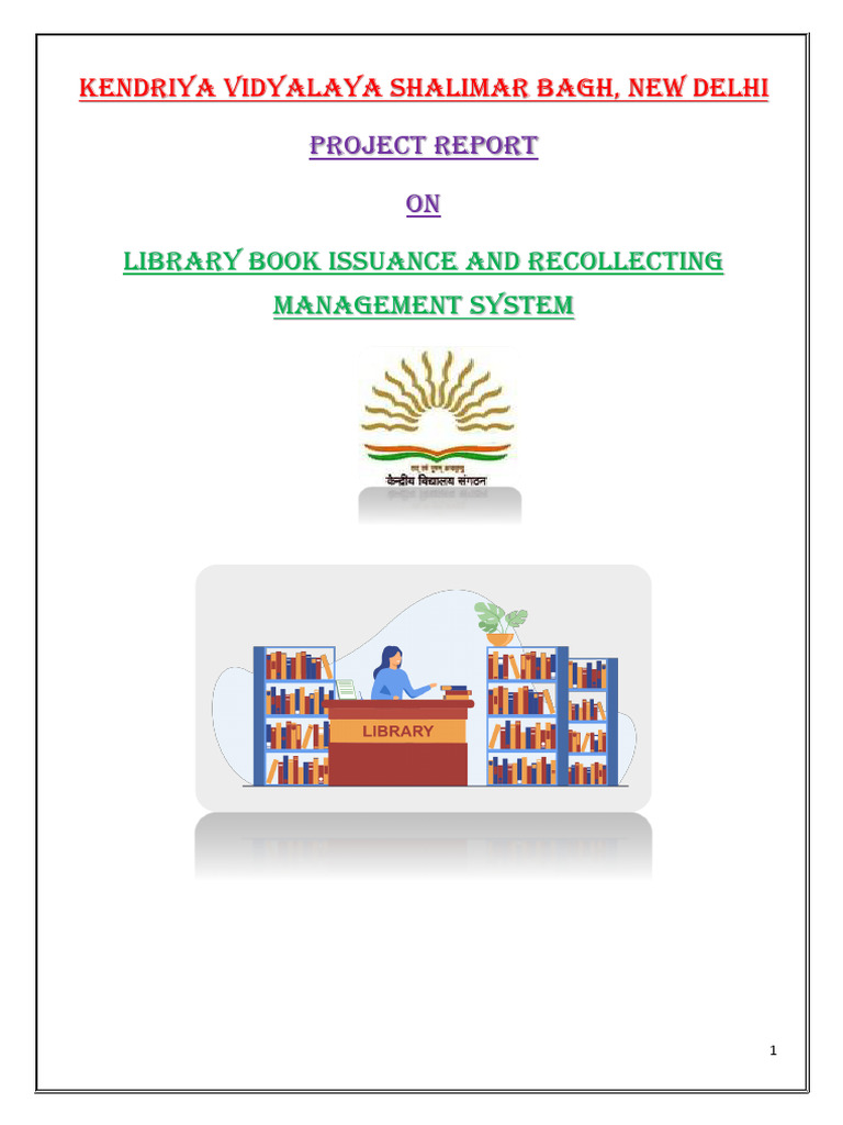 Library Book Management System Report | PDF | Graphical User Interfaces ...