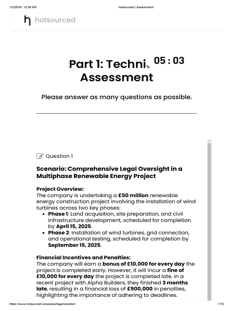 hotsourced _ Assessment | PDF | Indemnity