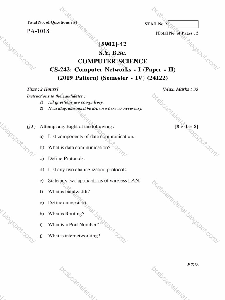 Computer Network 1 | PDF