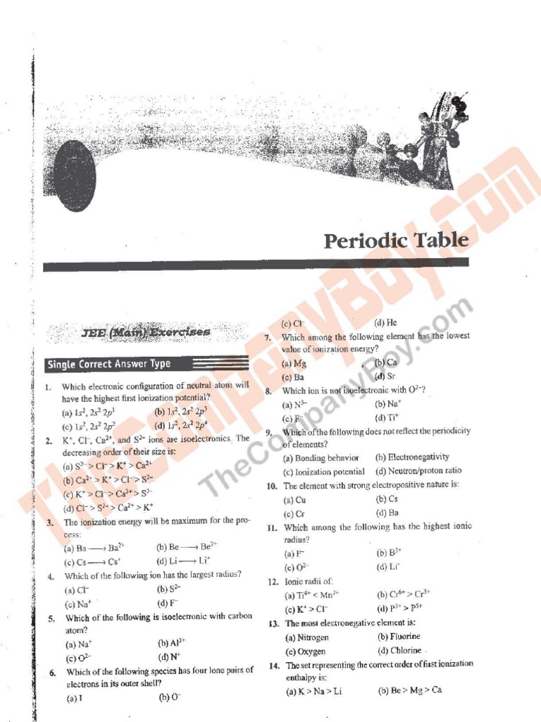 Periodic Table 8 | PDF
