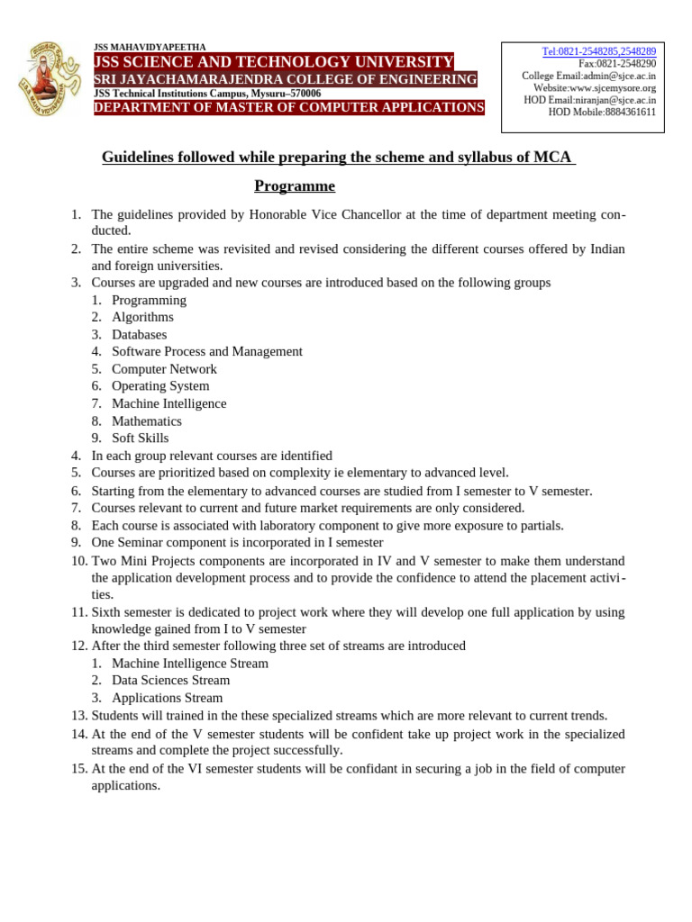 Syllabus Guidelines | PDF | Computer Programming | Data