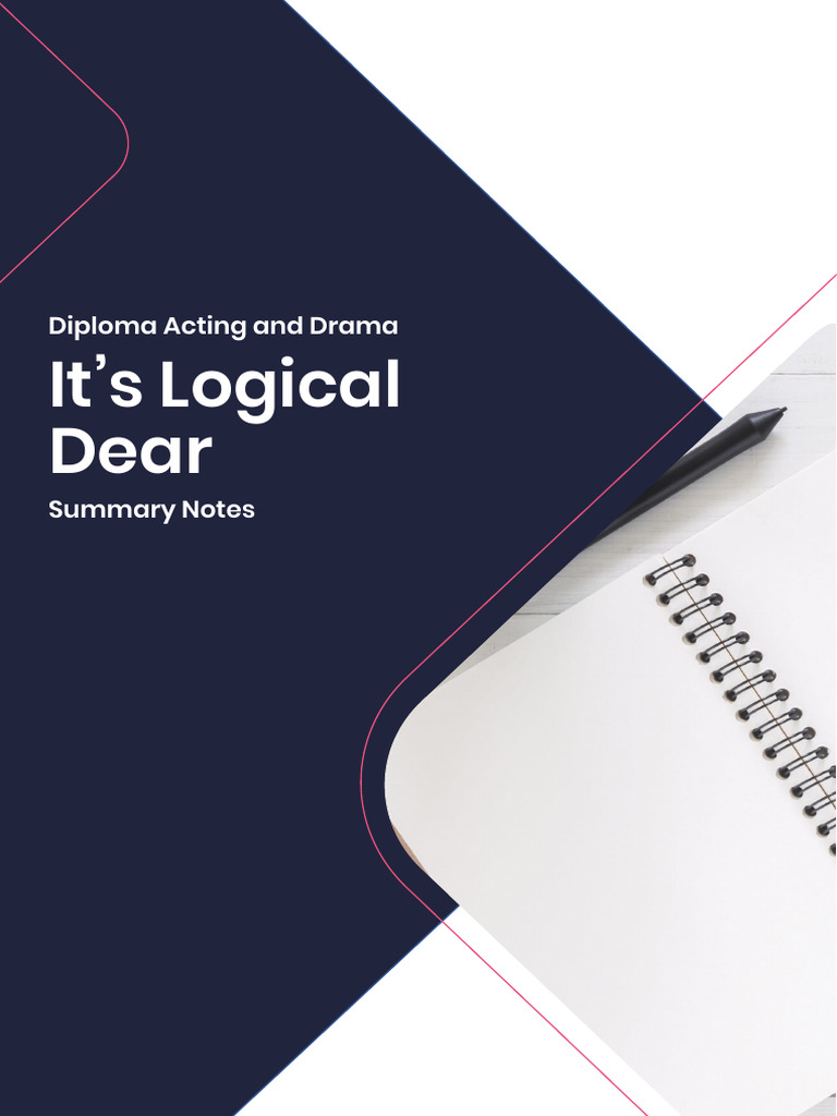 Acting and Drama Lesson 5 Notes | PDF | Logic | Logical Consequence