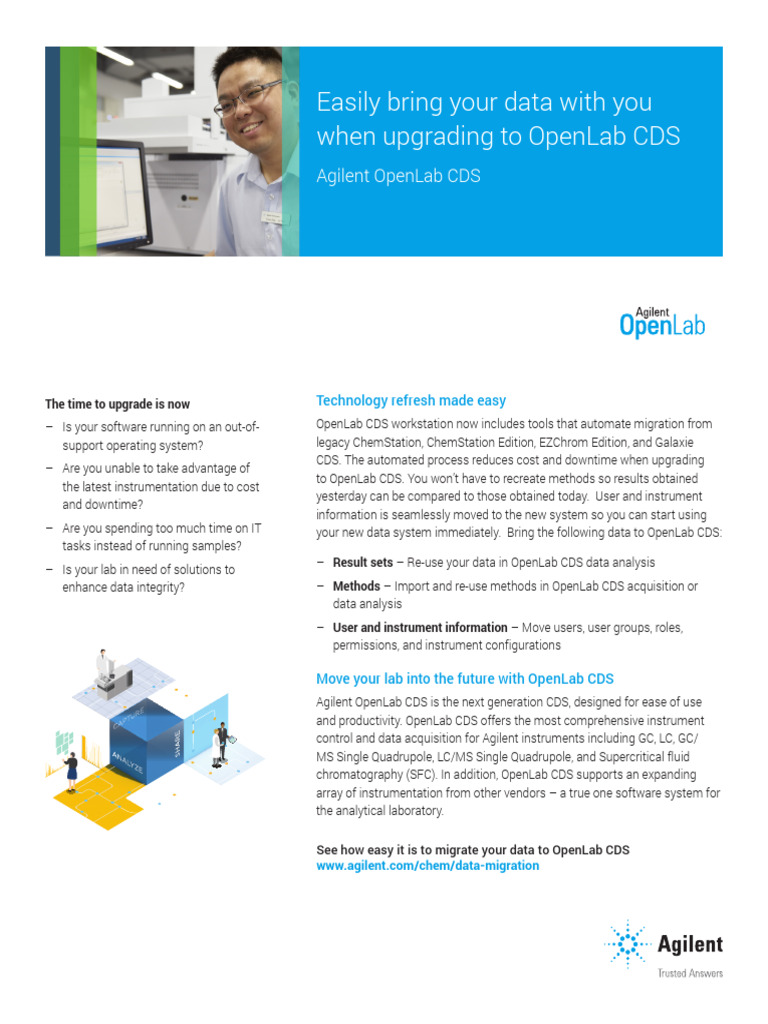 Upgrade to OpenLab CDS Easily | PDF | Computing | Information Technology