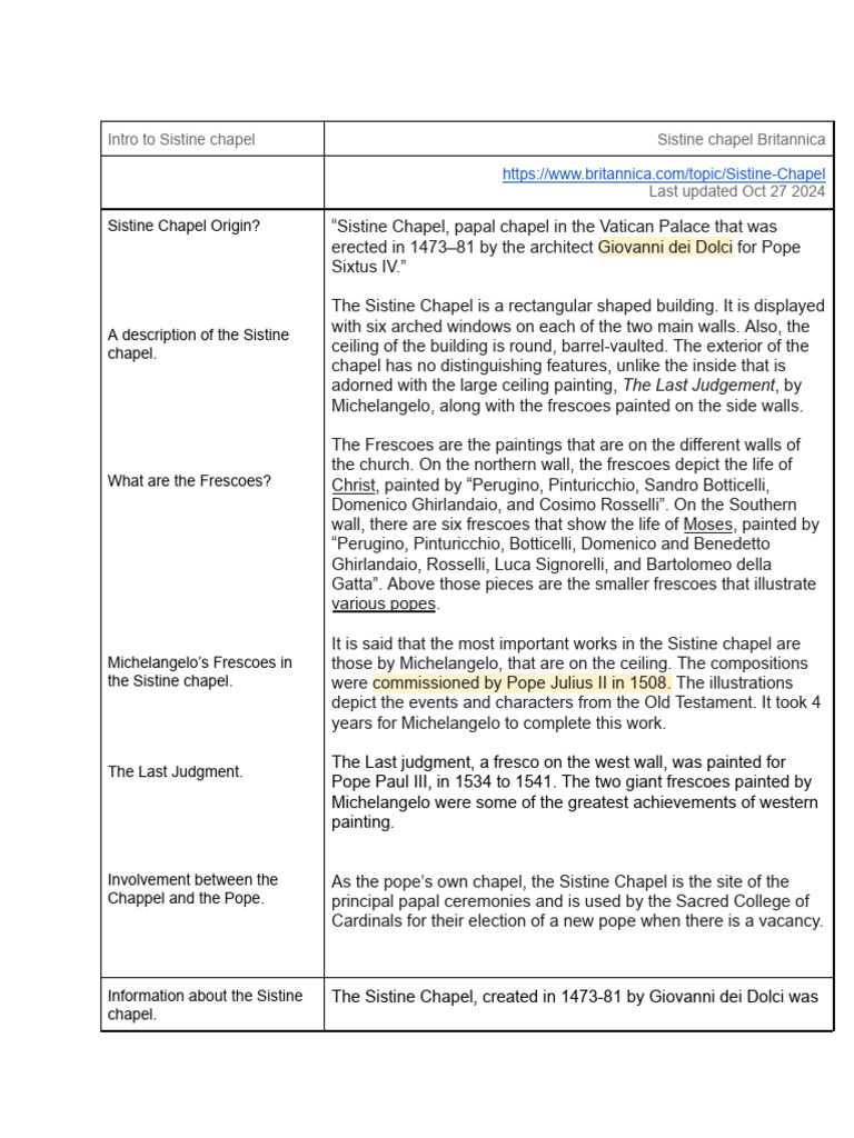 Aoife 2 Cornell Notes | PDF | Michelangelo | Renaissance Art