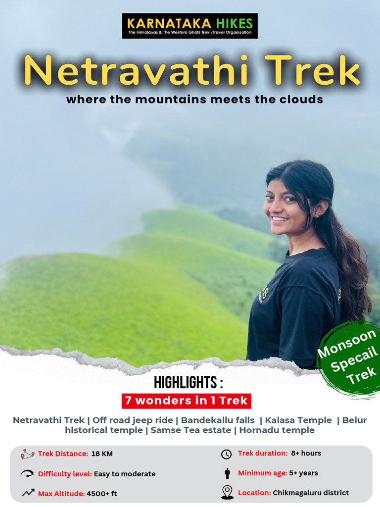 Netravathi Trek JJSN Karnataka Hikes | PDF | Hiking