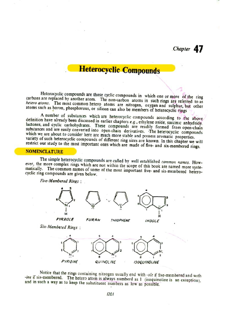 Heterocyclic | PDF