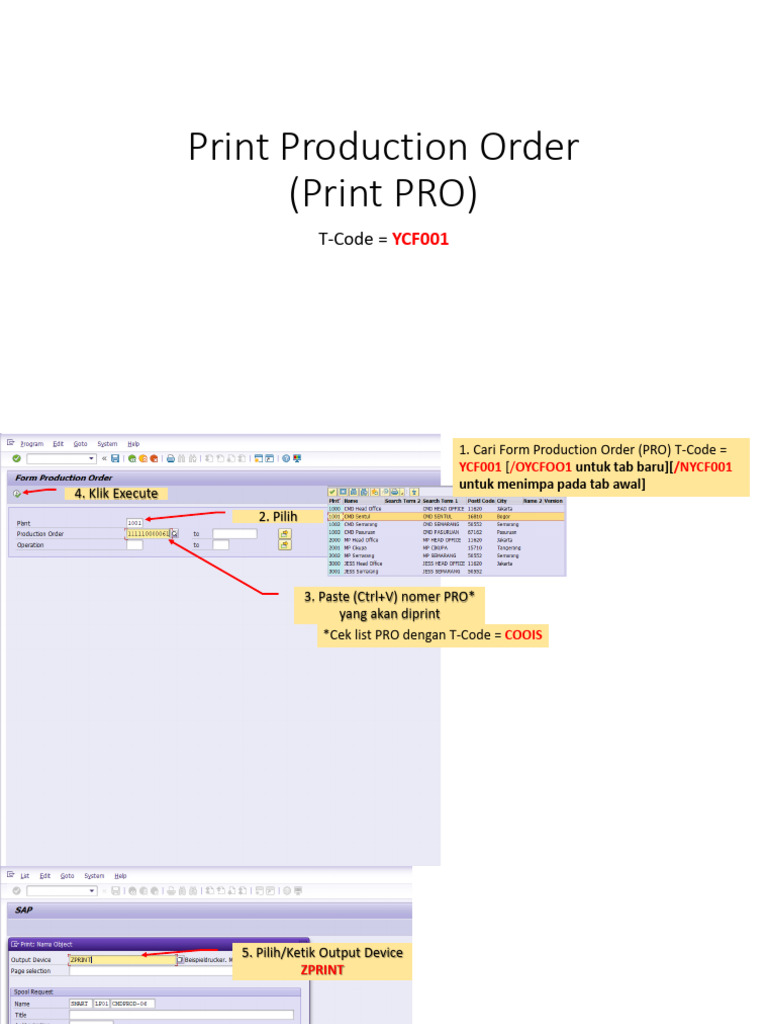 02. Modul Print Production Order | PDF