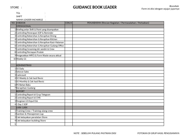 Guidence Book Leader | PDF