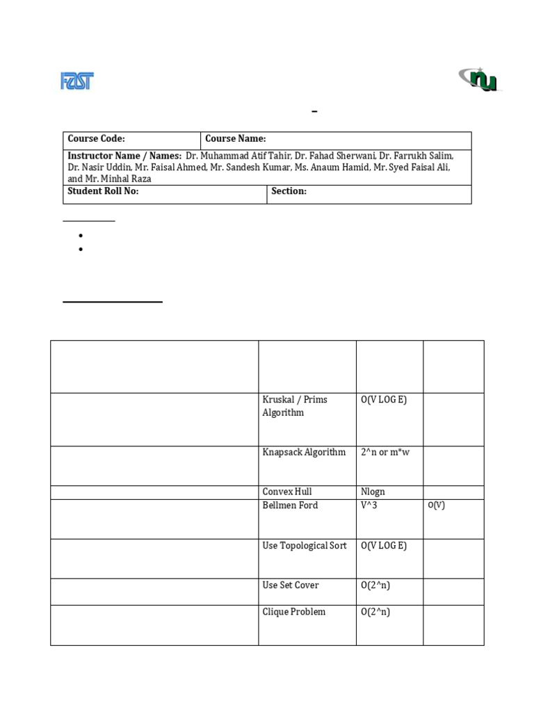 Final 2023_PartA_Solution | PDF | Theoretical Computer Science | Algorithms And Data Structures