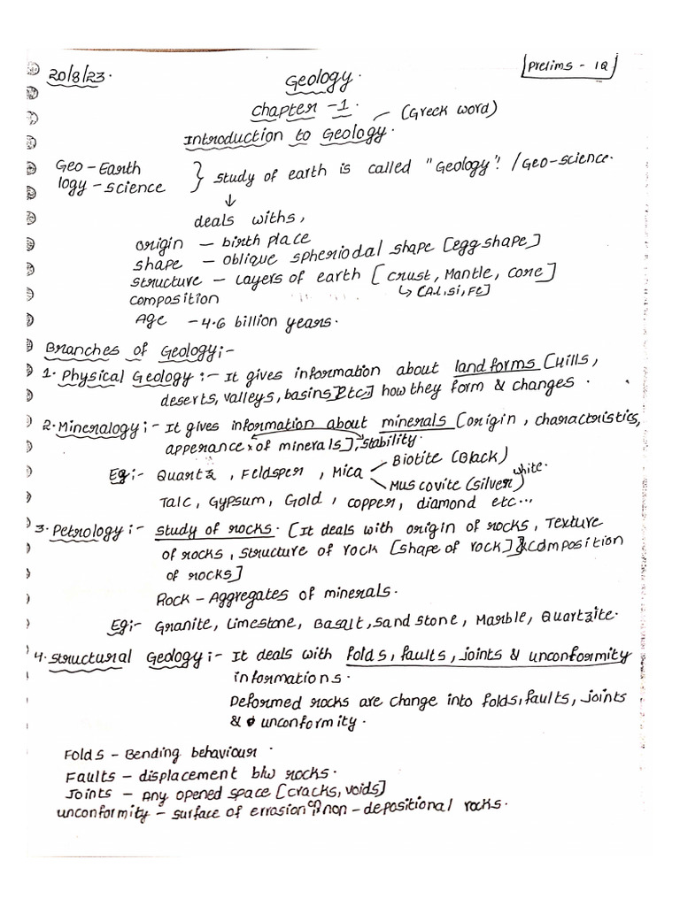 Geology - Ies - Ace | PDF