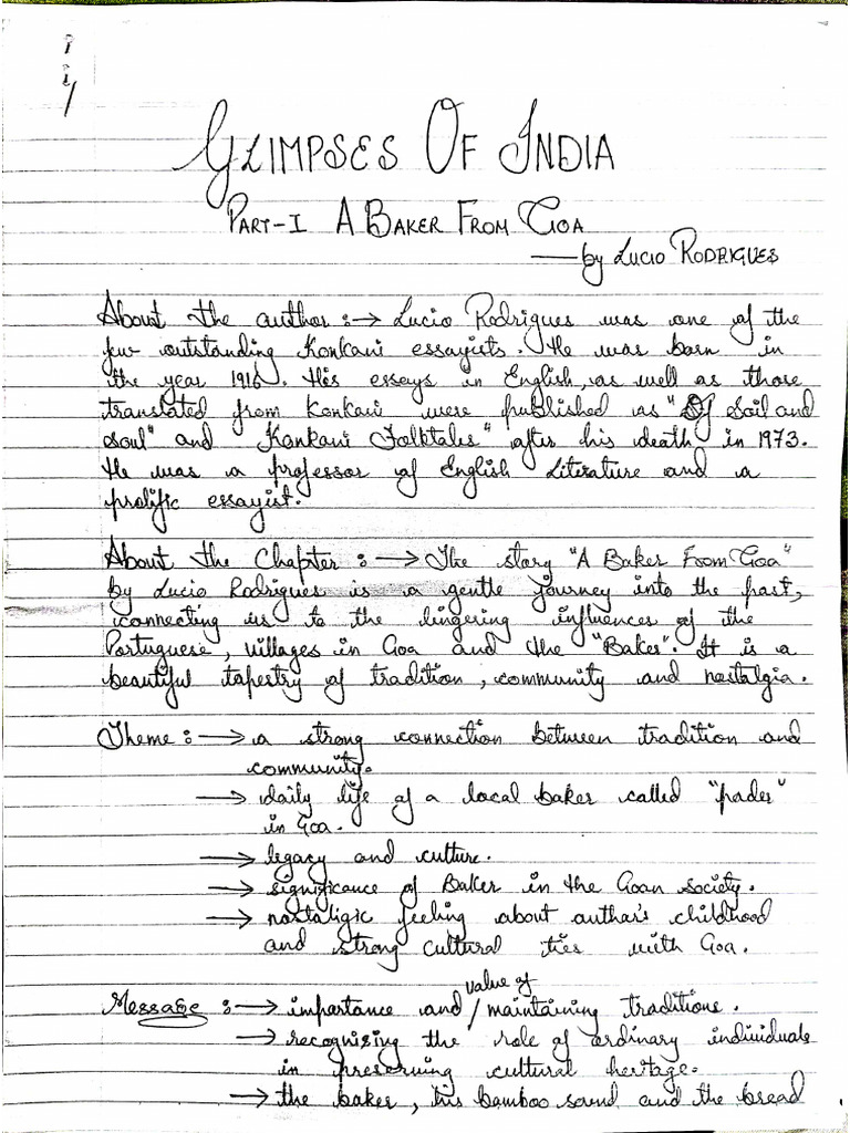 Baker From Goa | PDF