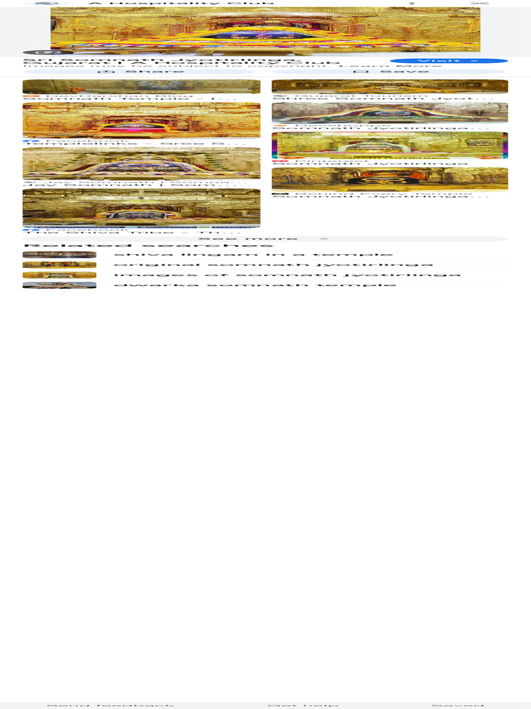 Somnath Jyotirlinga Temple, Somnath - Google Search 3 | PDF