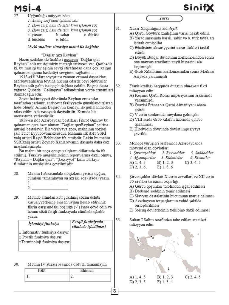 10 Sinif Tarix | PDF