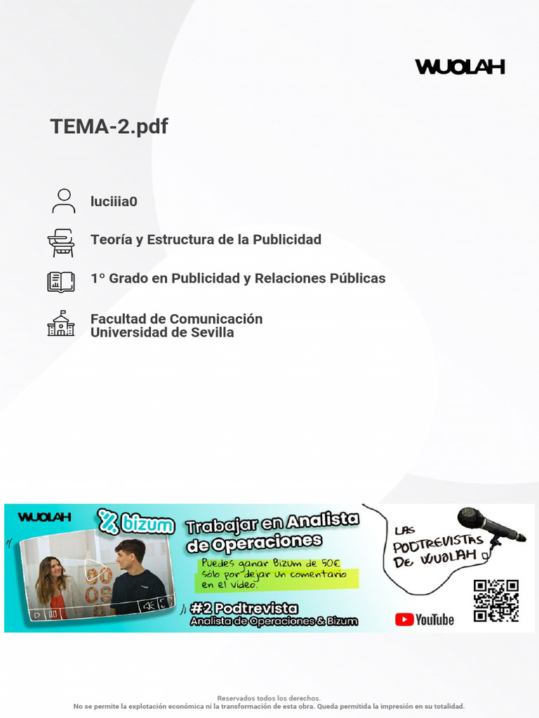 Wuolah Free TEMA 2 6 | PDF | Publicidad | Las emociones