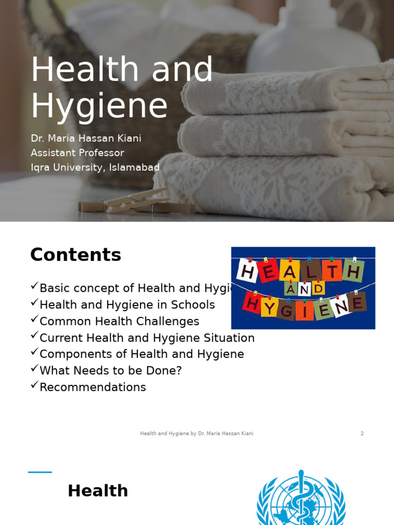 Health and Hygiene S | PDF | Hygiene | Sanitation