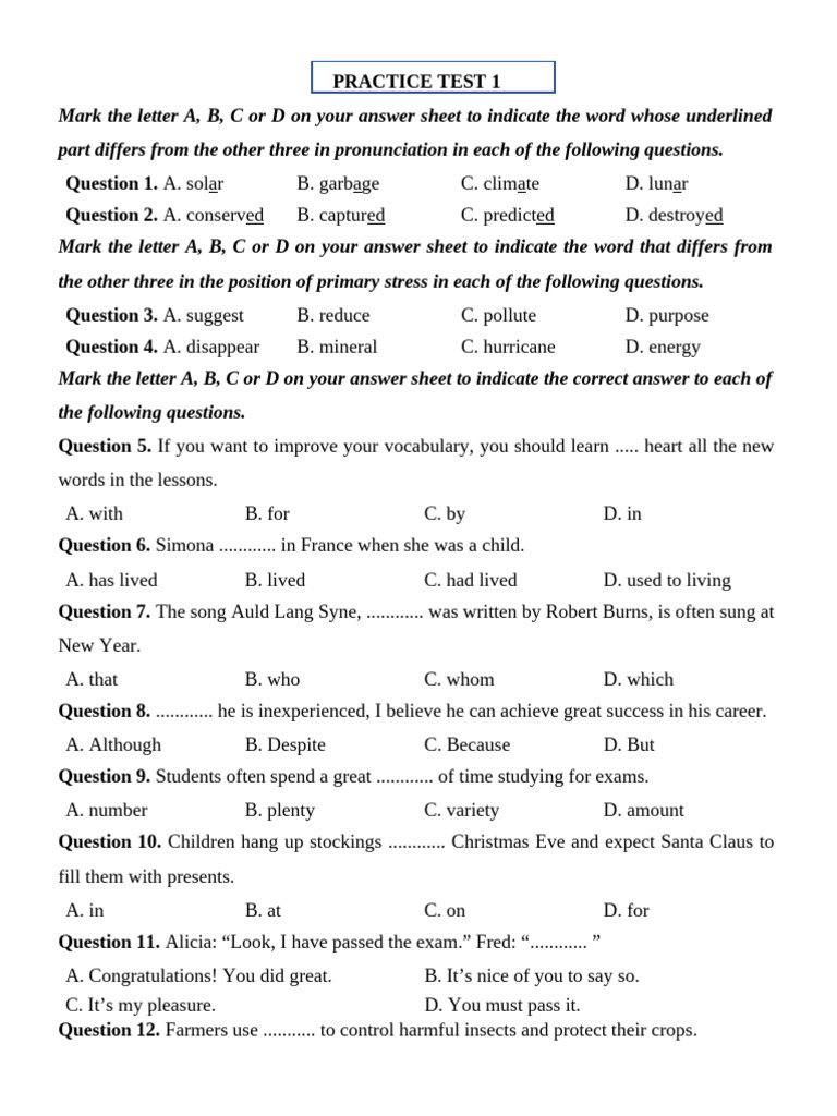 20 tests | PDF | Amazon Rainforest | Tsunami 20 tests | PDF | Amazon Rainforest | Tsunami