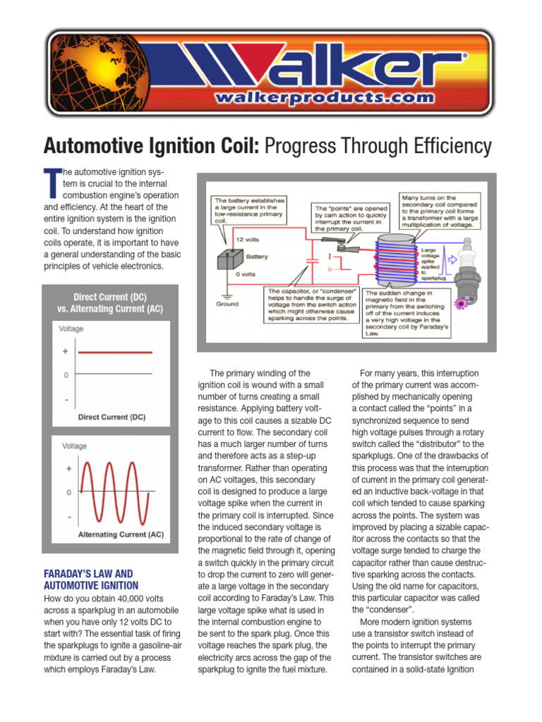 Automotive Ignition Coil Progress Thru Efficiency - Oct 2019 | PDF ...