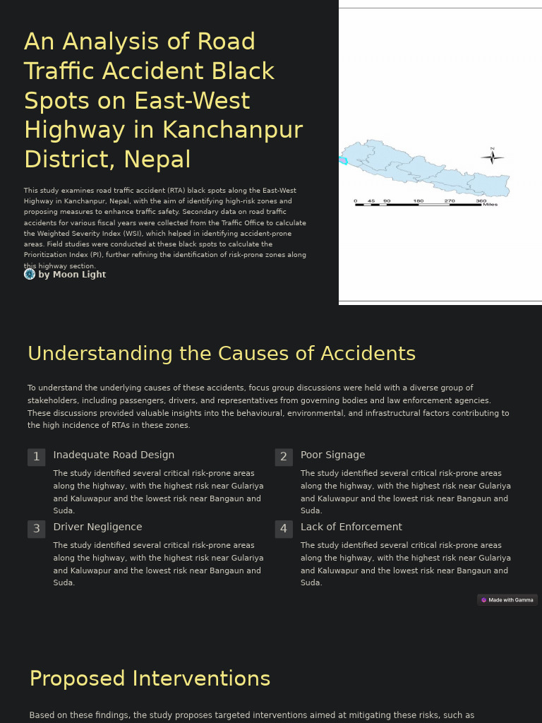 Traffic Accident Analysis in Kanchanpur | PDF | Traffic Collision | Risk