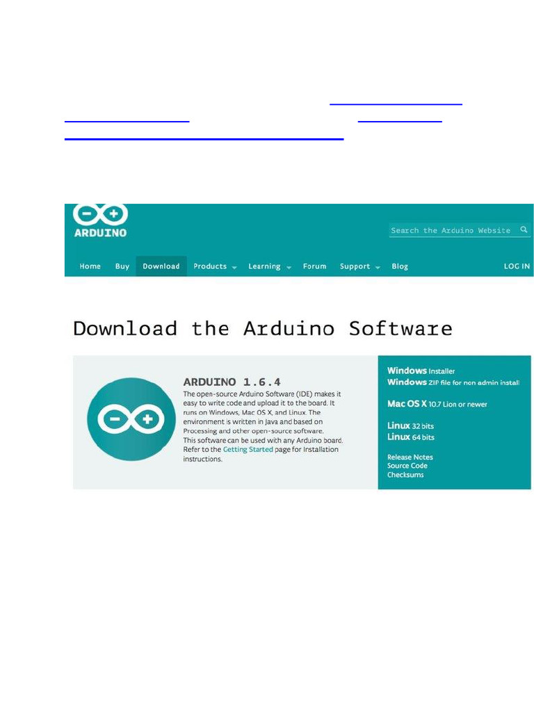 Firmata Installation Instructions | PDF | Arduino | Installation (Computer Programs)