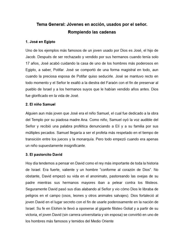 Rompiendo Cadenas | PDF | Juan el apóstol | Jesús
