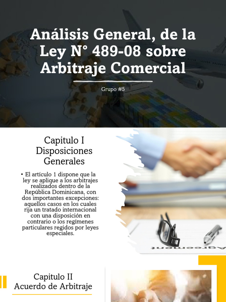 Ley Arbitraje Comercial RD | PDF | Arbitraje | Justicia