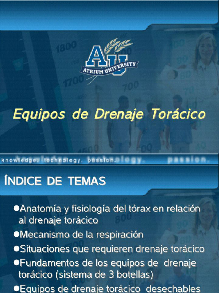 Atrium Managing Chest Drainage Esp ENE07 | PDF