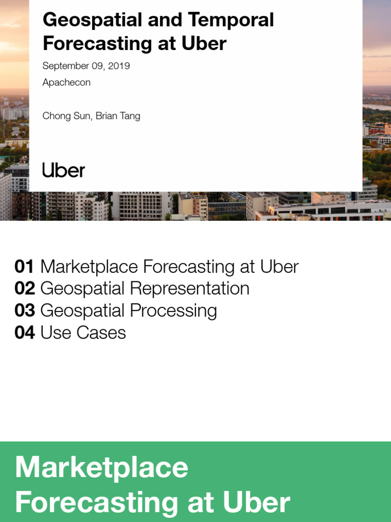 ApacheCon 2019 Geospatial Sun Tang Uber | PDF | Algorithms | Applied Mathematics