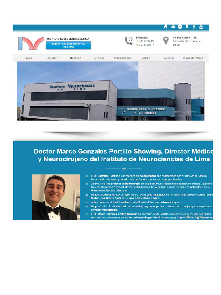 DR. Marco Gonzales Portillo | PDF