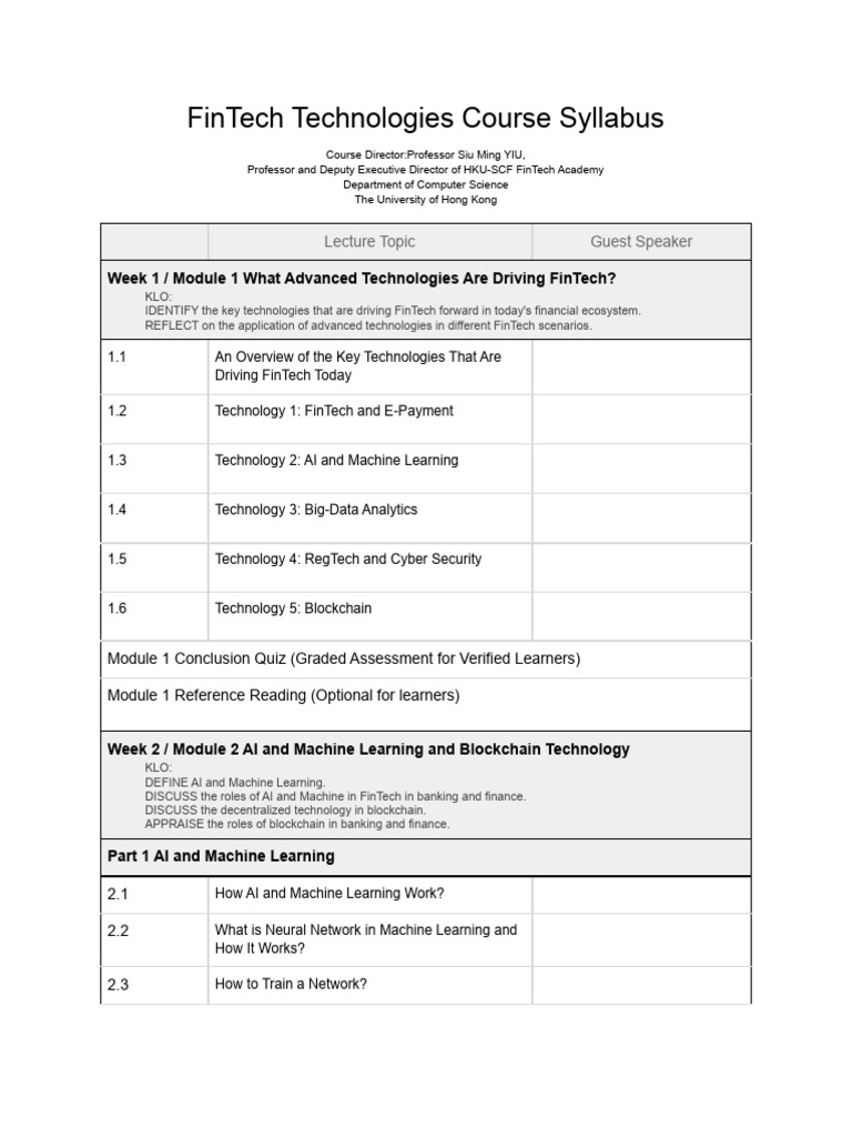 Asset-V1 HKUx+FinTechT1x+3T2022+type@asset+block@FinTech Technologies Course Syllabus R1222 ...