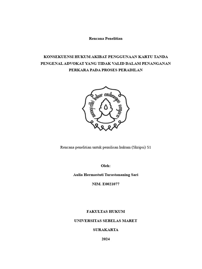PROPOSAL PENELITIAN SIAP PRINT | PDF