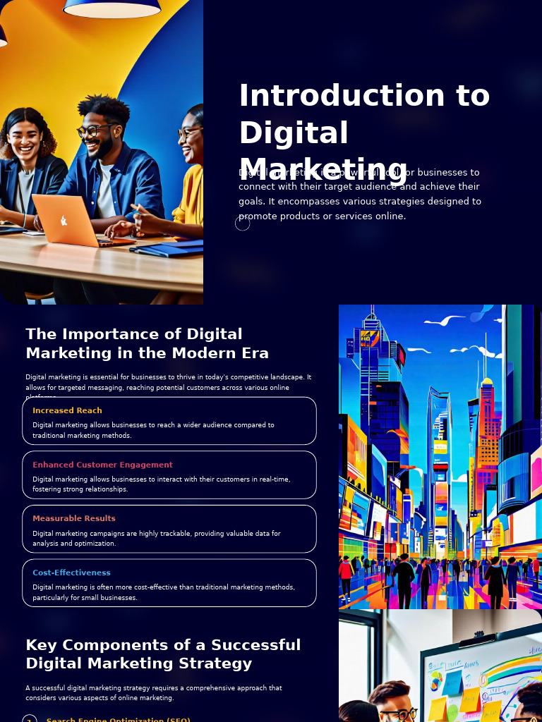 Digital Marketing Presentation | PDF | Digital Marketing | Social Media Marketing