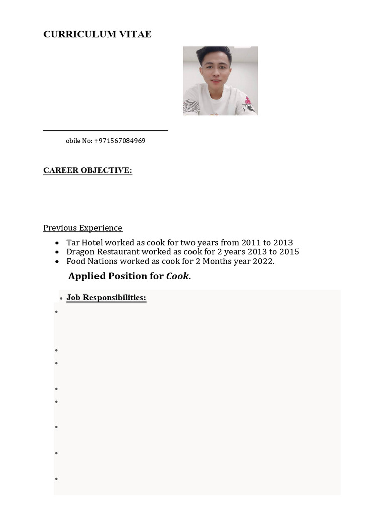 Bishal cv-1-1 | PDF | Food Safety