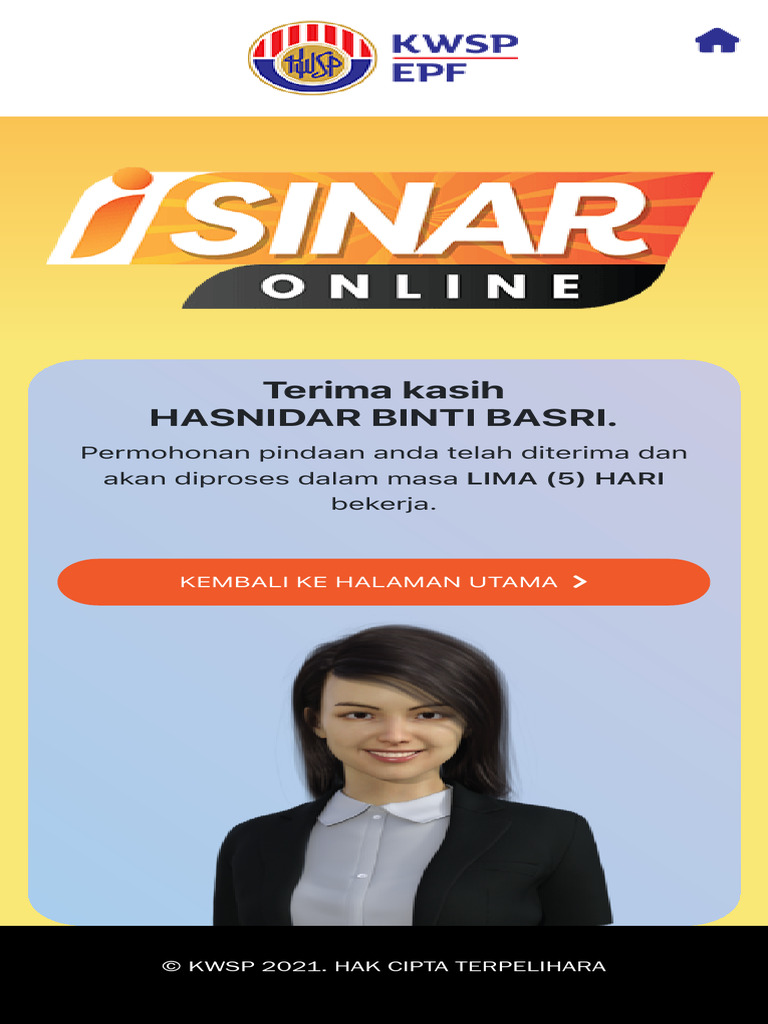 Permohonan Pindaan KWSP | PDF