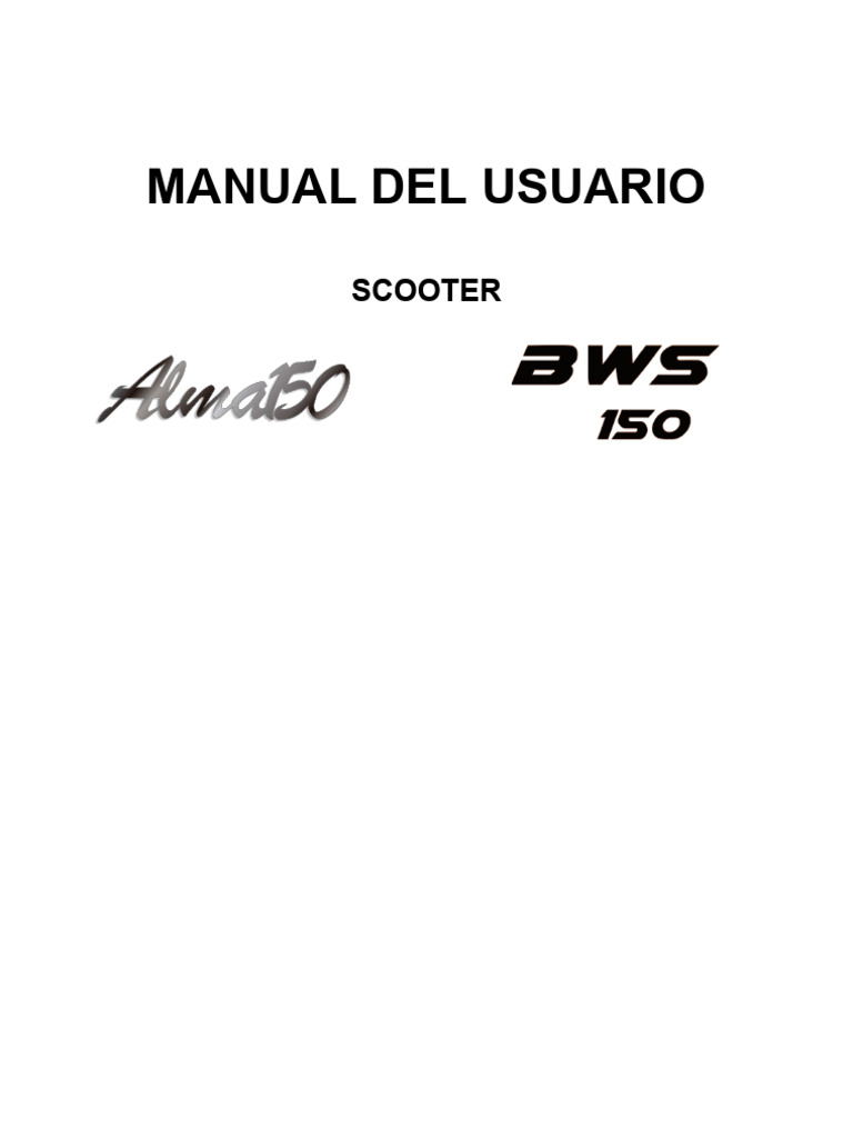 Universal User Manual For Scooter | PDF | Fusible (Eléctrico) | Motocicleta