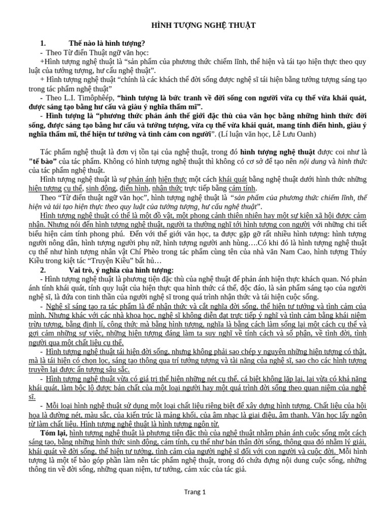 HINH TUONG NT -MOI - HS DOC | PDF