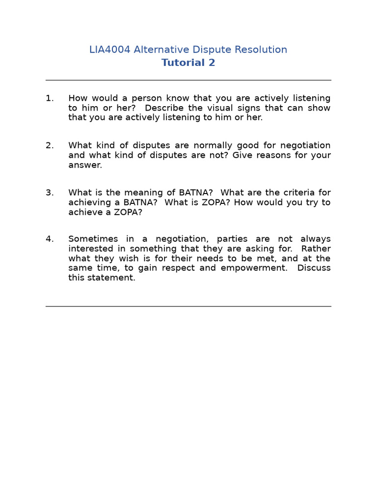 ADR Tutorial 2 (2024_2025) | PDF