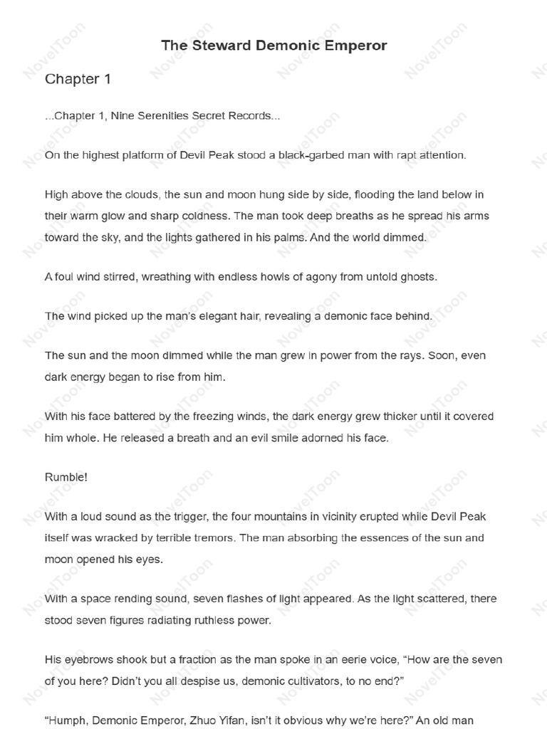 The Steward Demonic Emperor | PDF