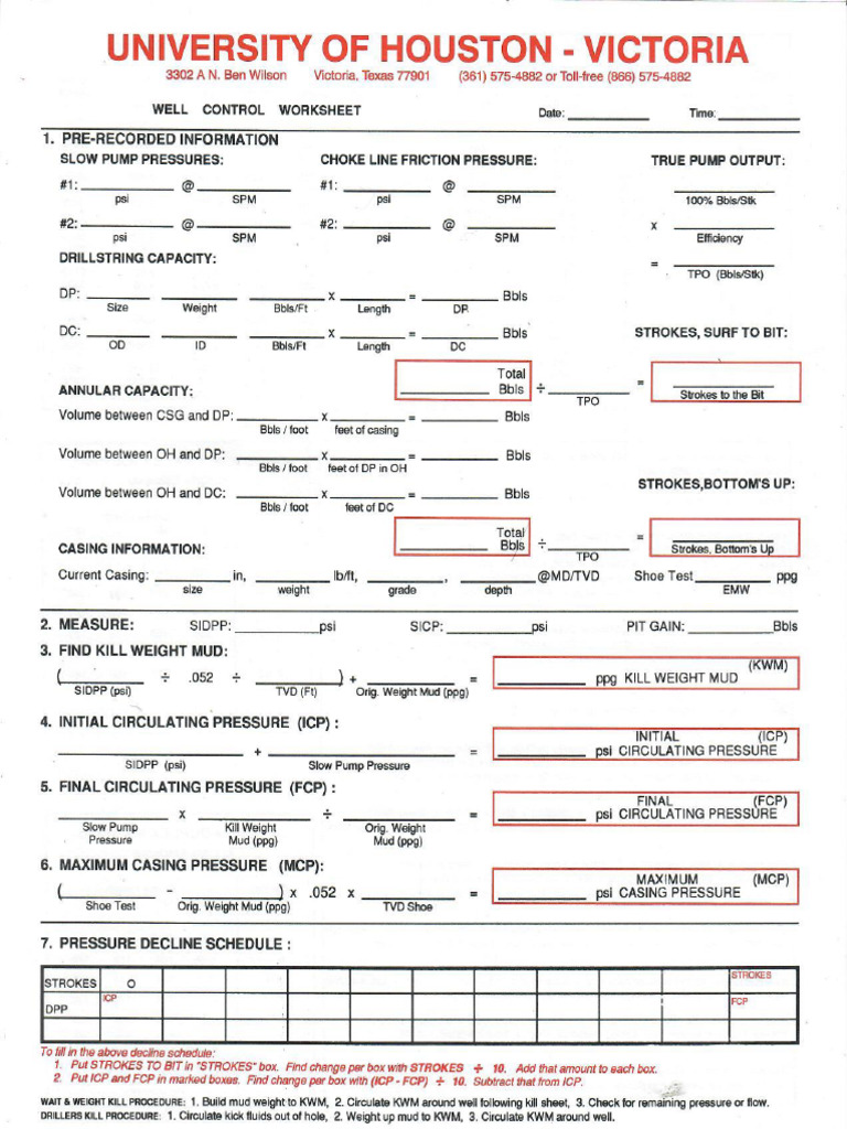 Kill Sheet - Empty Sheet | PDF
