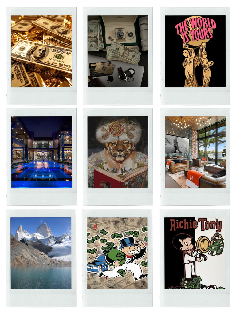 Minimalist Aesthetic Polaroid Inspiration Photo Collage PDF | PDF