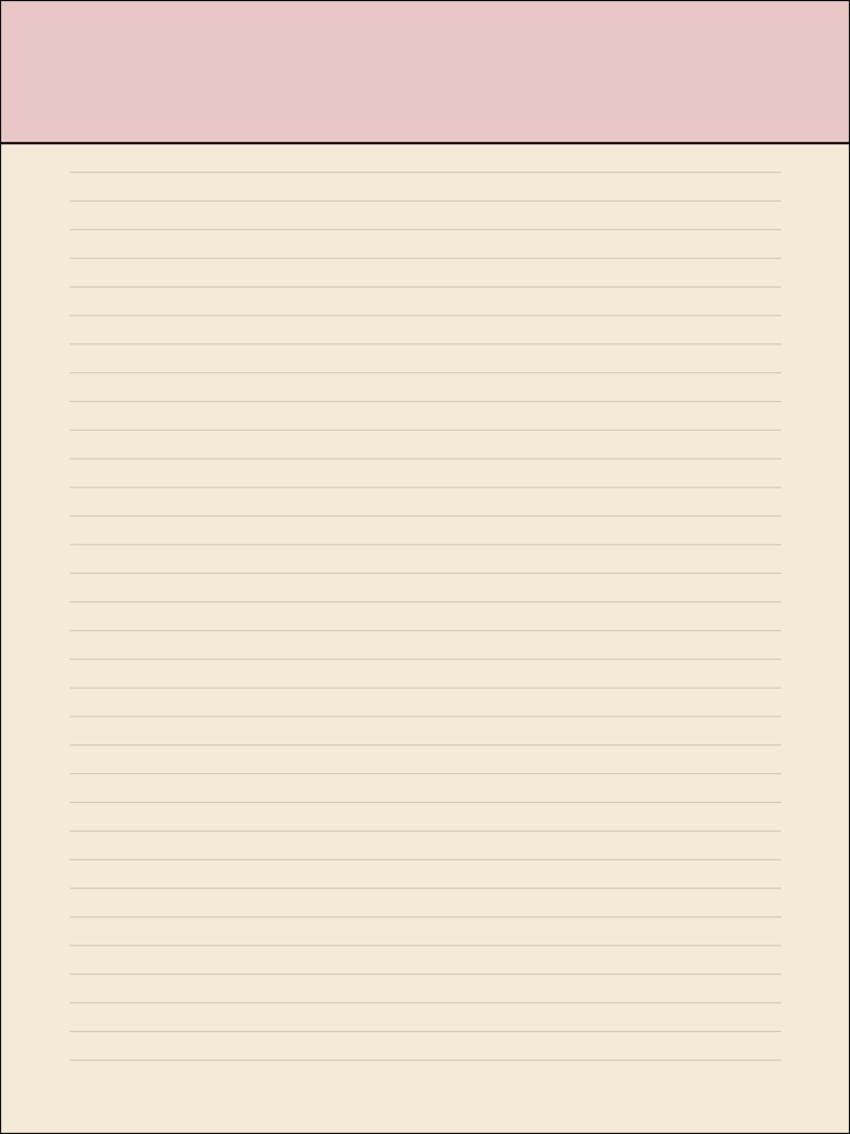 Styled Notebook Template | PDF