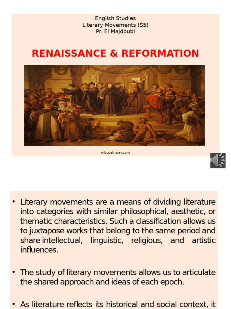 Renaissance Literature Overview | PDF | Renaissance | Age Of Enlightenment