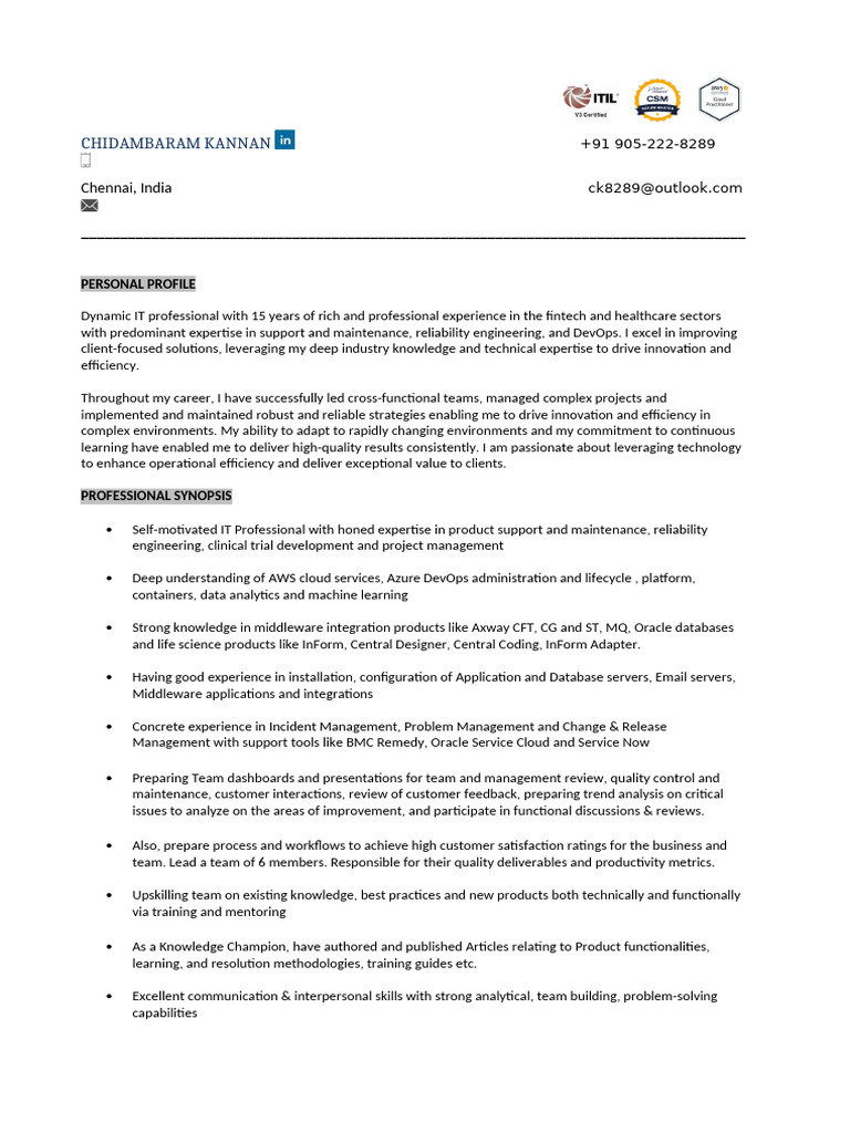 CK_Resume_2024 (1) | PDF | Databases | Cloud Computing